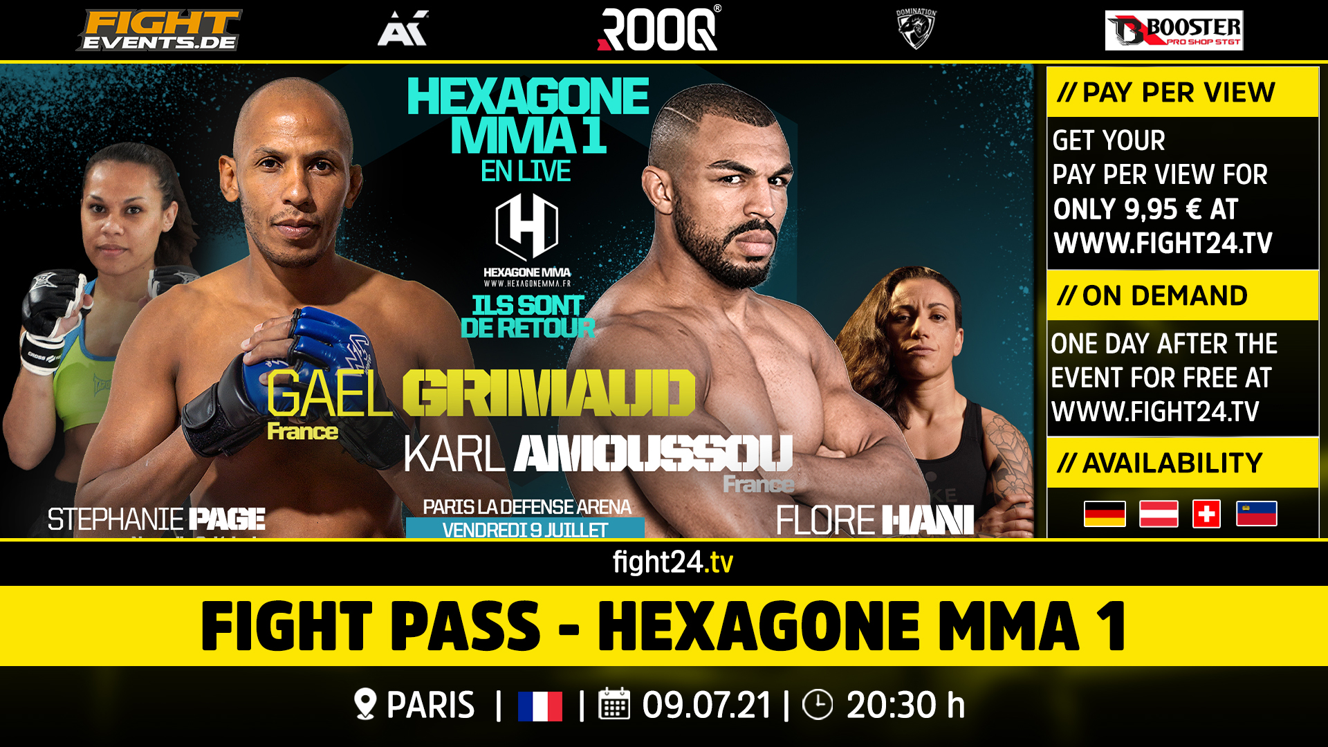 Hexagone MMA - 09.07.2021 - www.fightevents.de