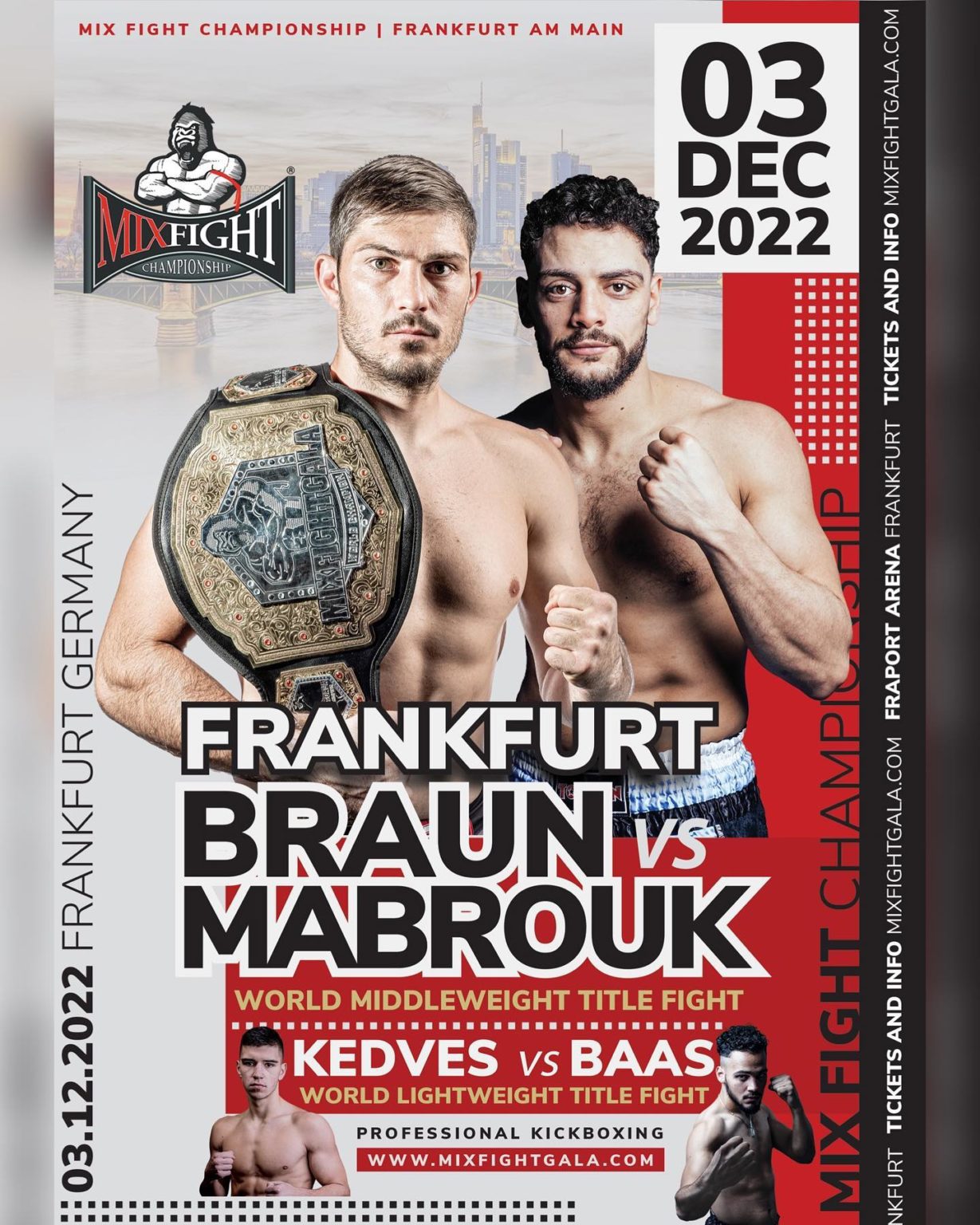 Mix Fight Championship Frankfurt | 03.12.22 - www.fightevents.de