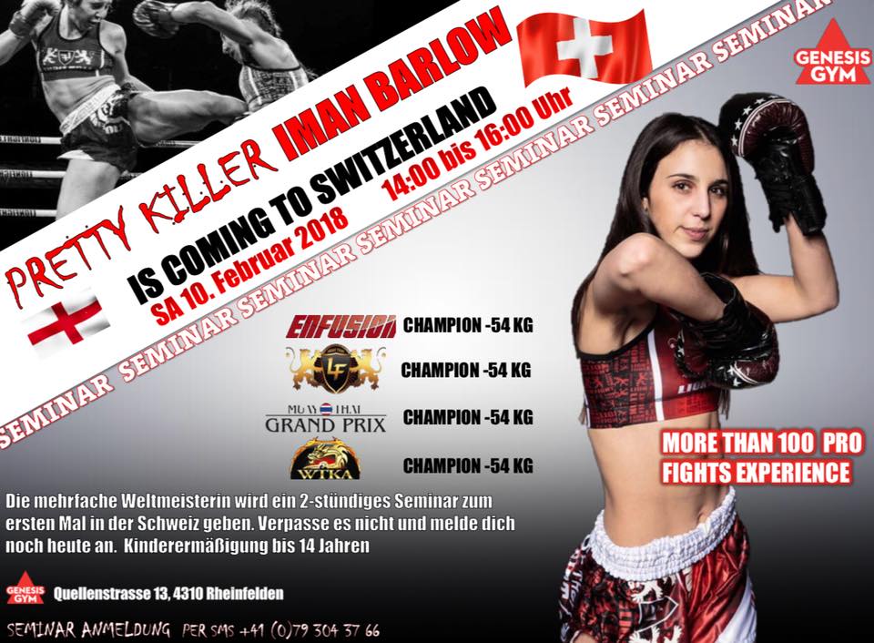 Muay Thai Seminar mit Iman Barlow | FIGHTEVENTS.DE