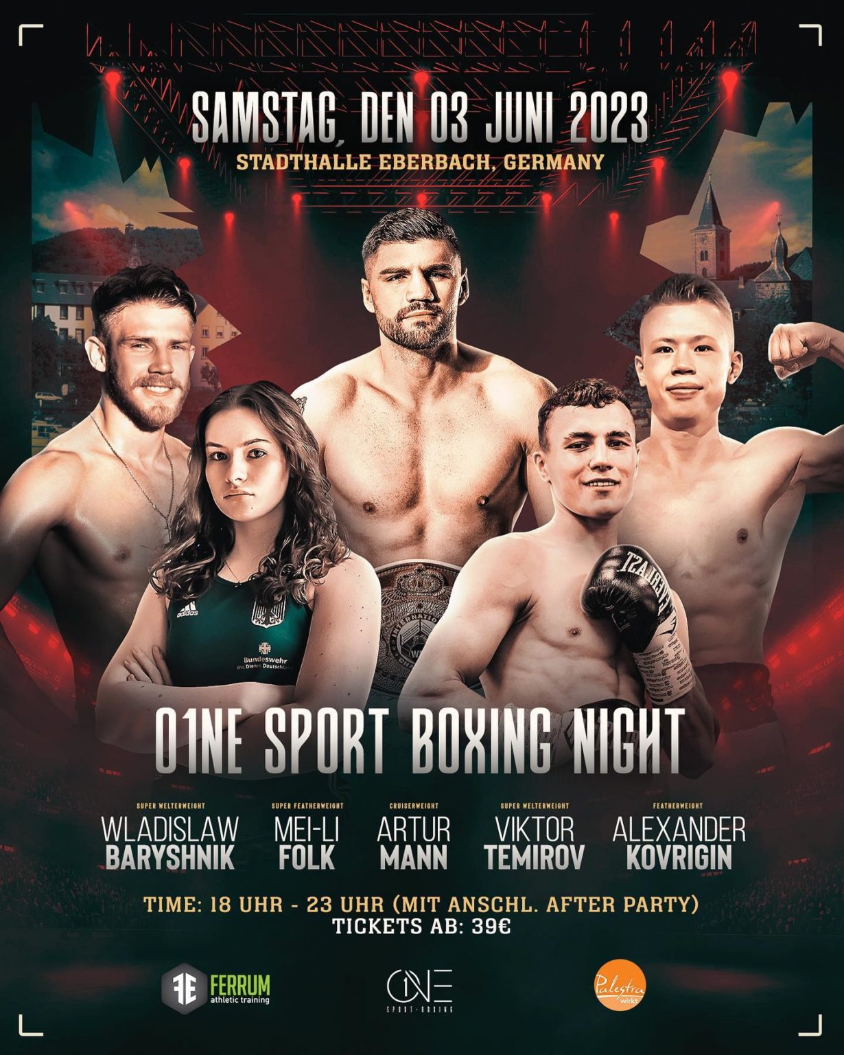 O1NE Sport Boxing Night | 03.06.2023 - www.fightevents.de