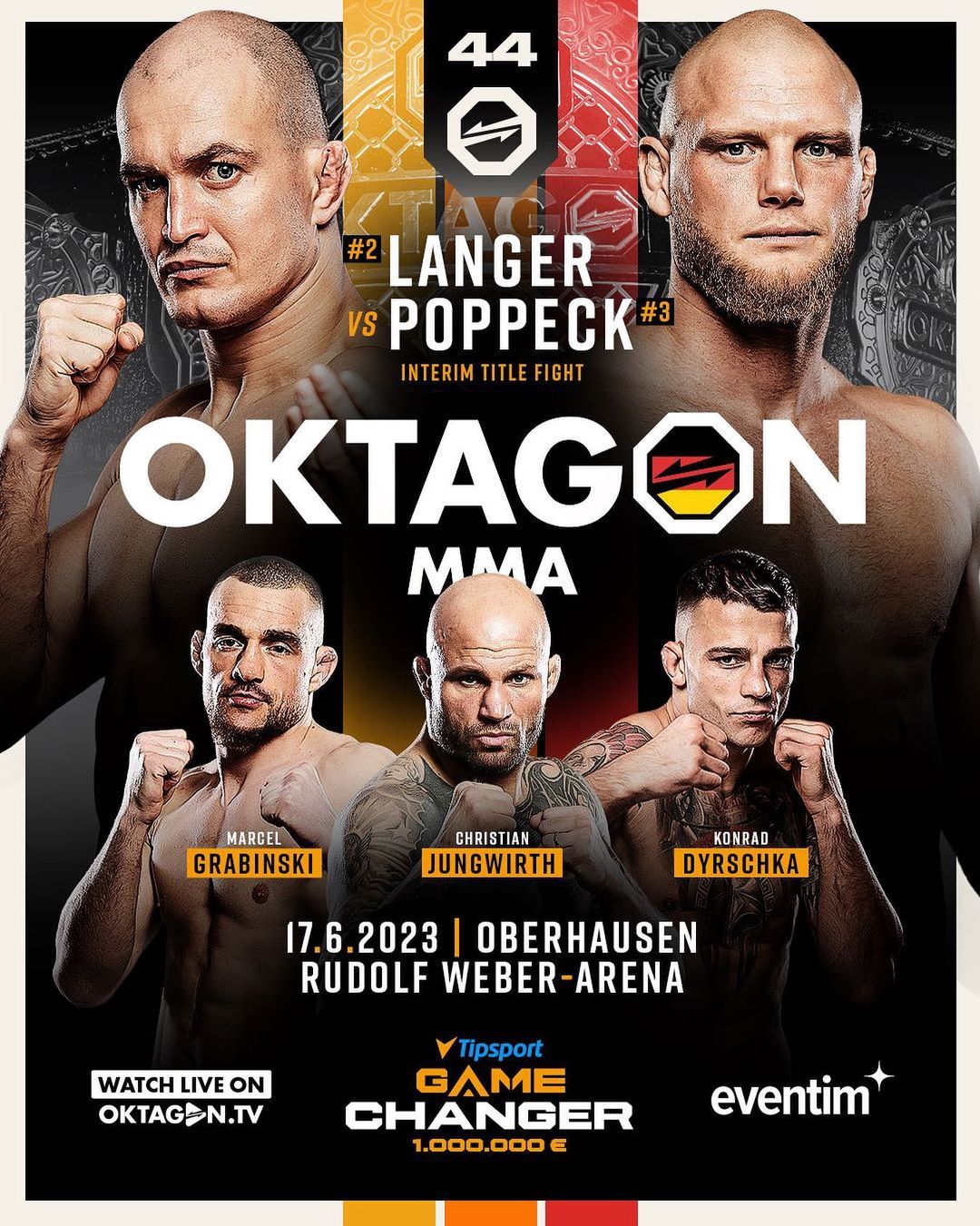 Oktagon Oberhausen | 17.06.2023 - www.fightevents.de
