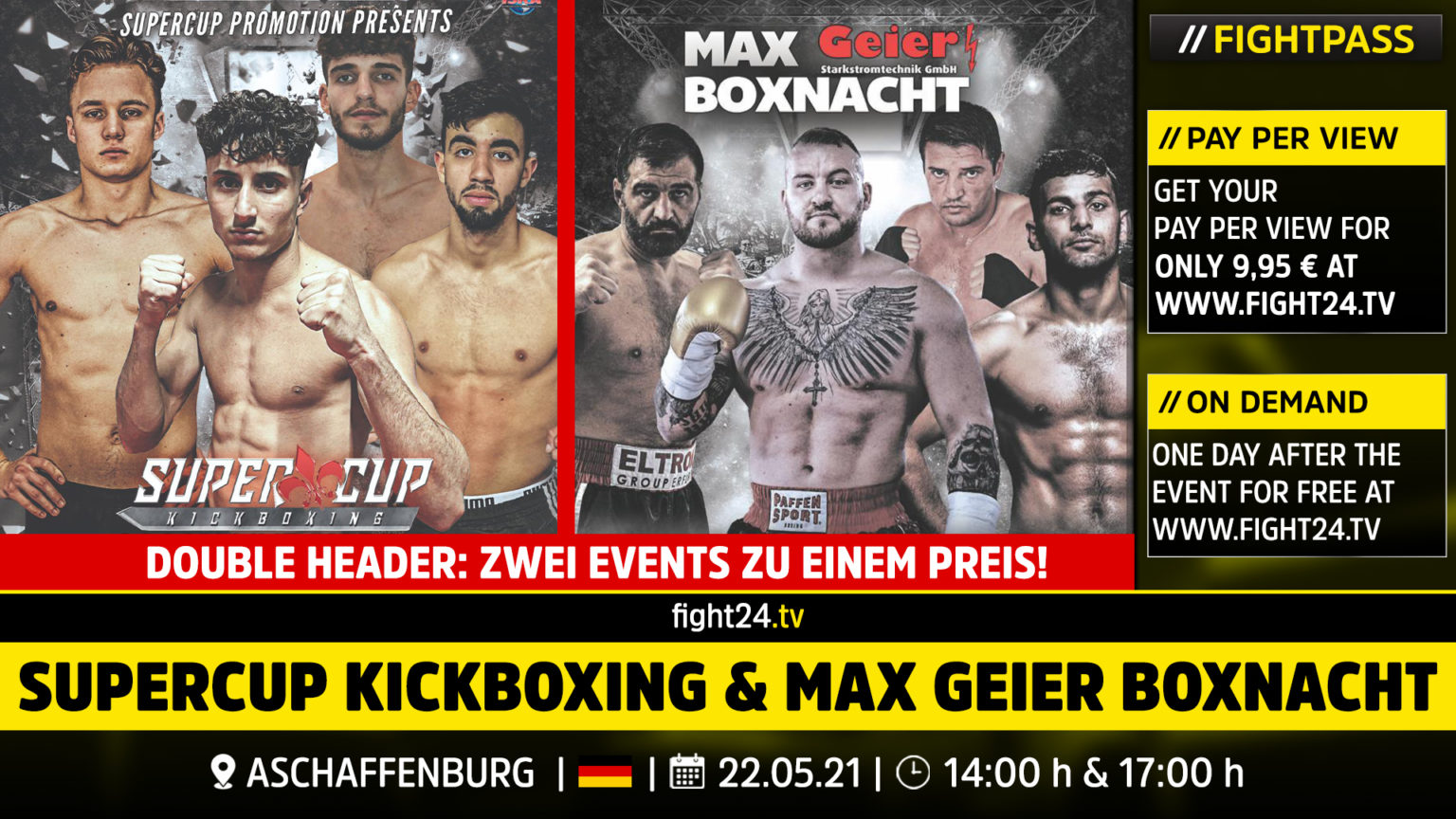 Max Geier Boxnacht - 22.05.2021 - www.fightevents.de