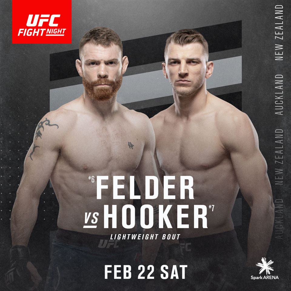 UFC Fight Night - Felder vs Hooker - 22.02.2020 - www.fightevents.de